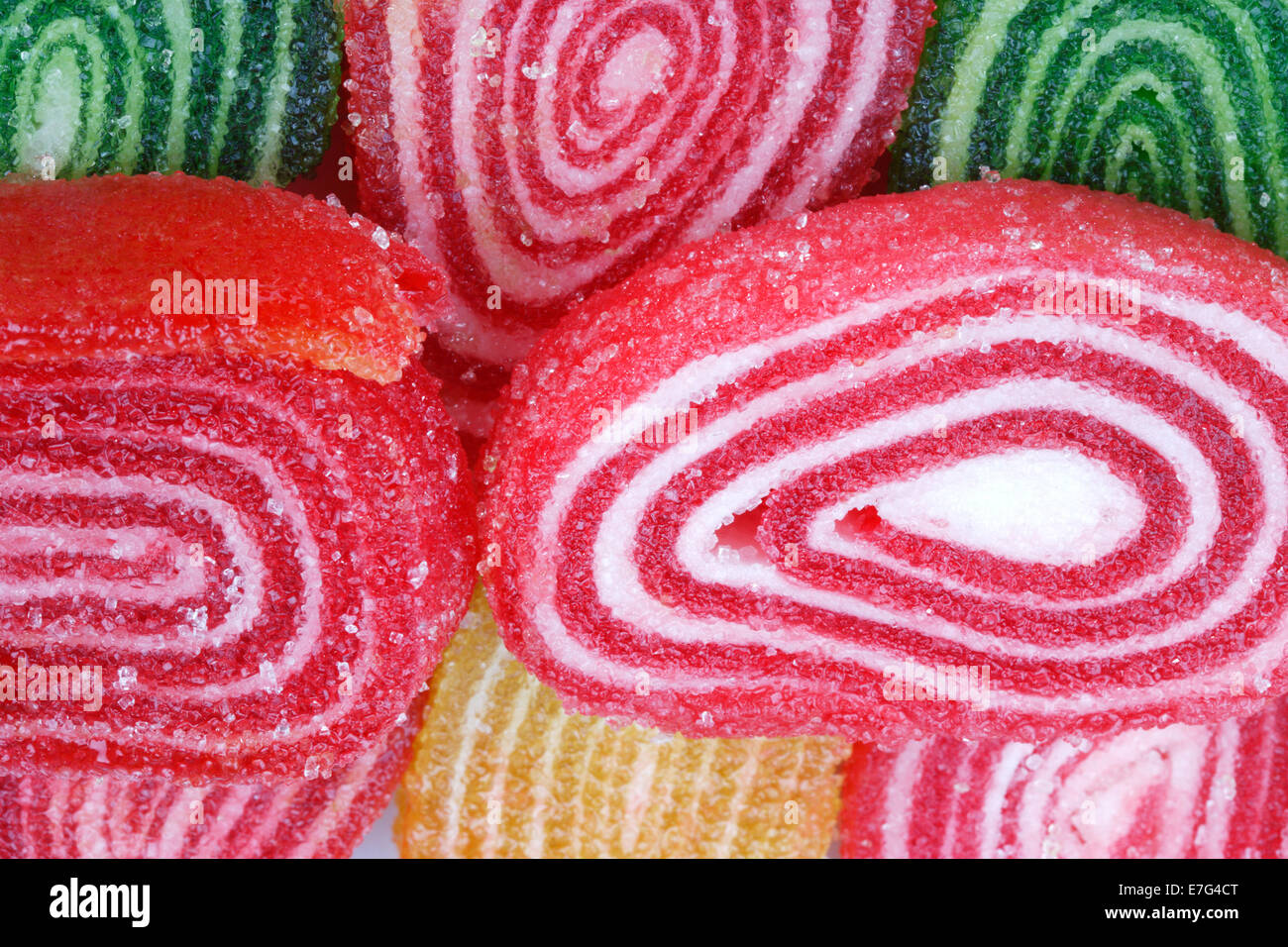 Multicolor Fruit Jelly Stock Photo - Alamy