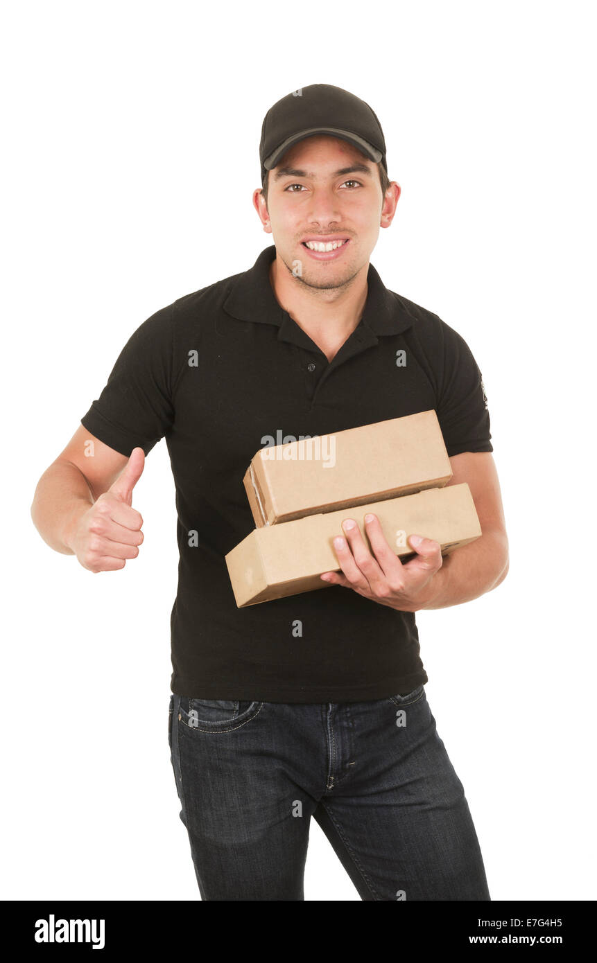Carrying out packages hi-res stock photography and images - Alamy