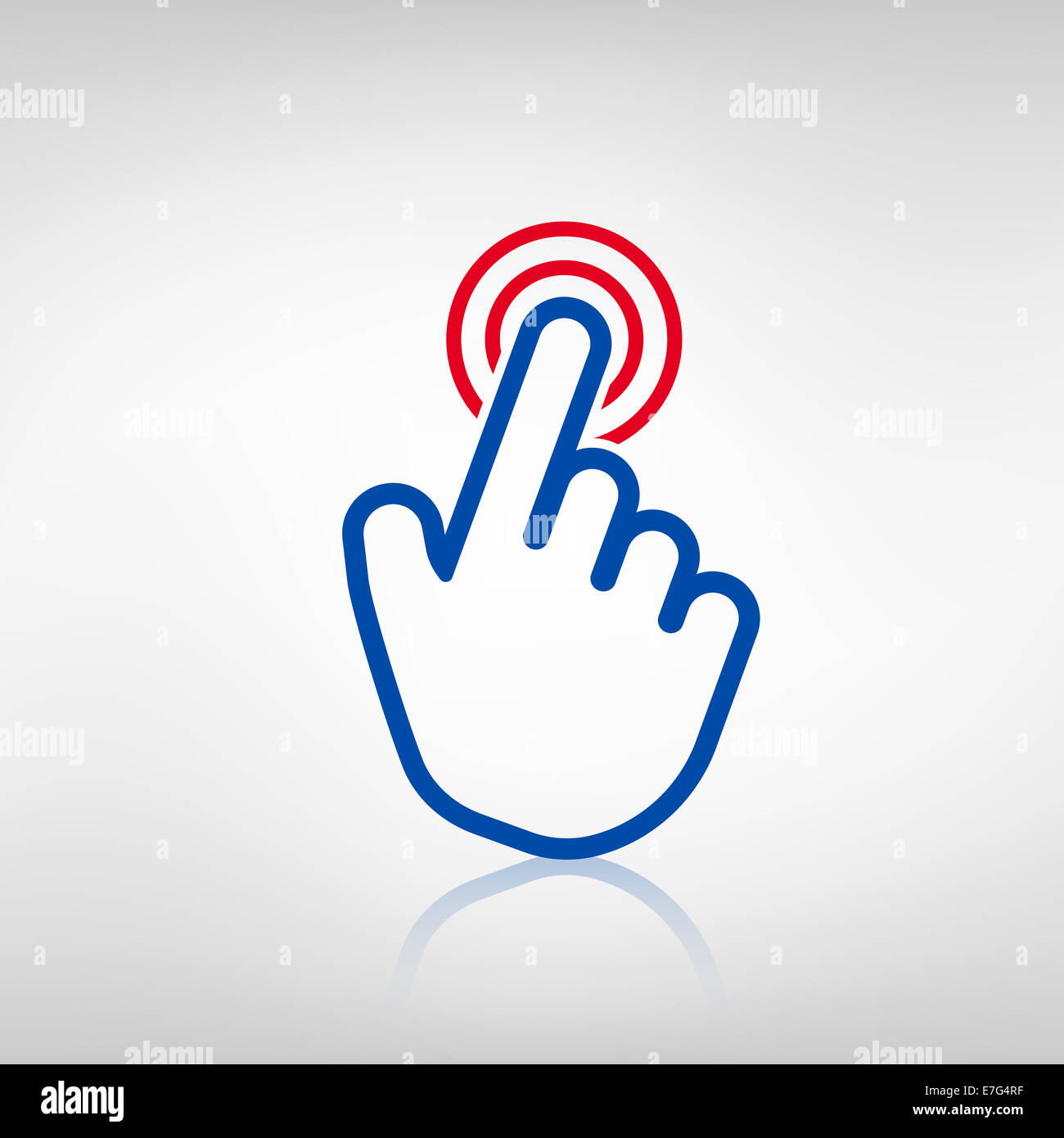 Symbol click symbol hi-res stock photography and images - Alamy