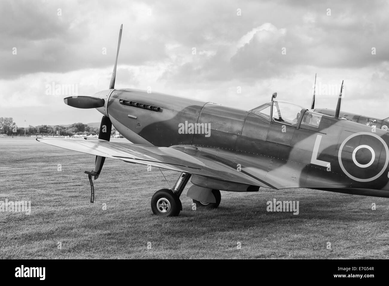 Spitfire ww2 1940s world war ii royal air force Black and White Stock ...