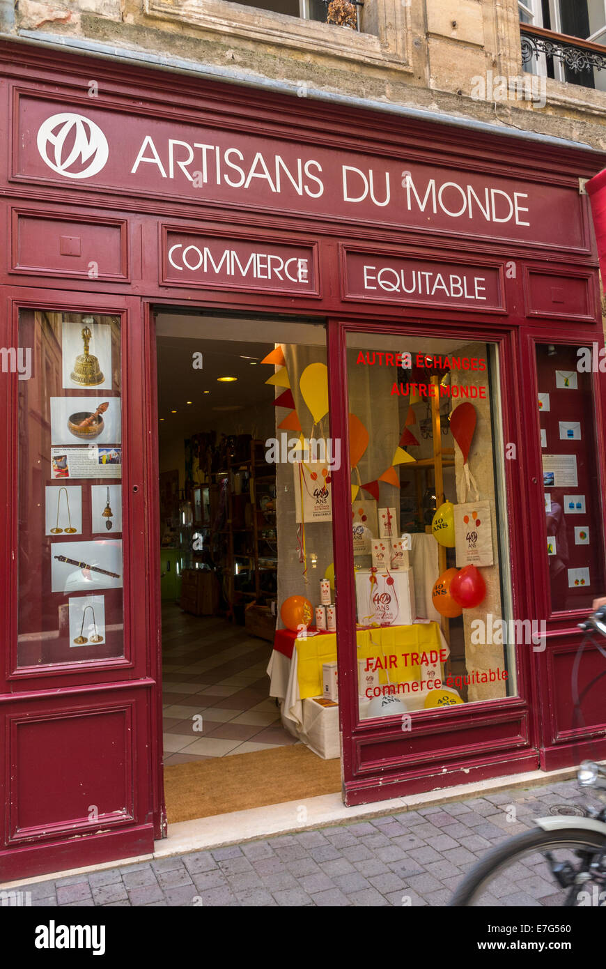 Bordeaux, (Burgundy) France, French Store Front, Ethical Business, Shop ...