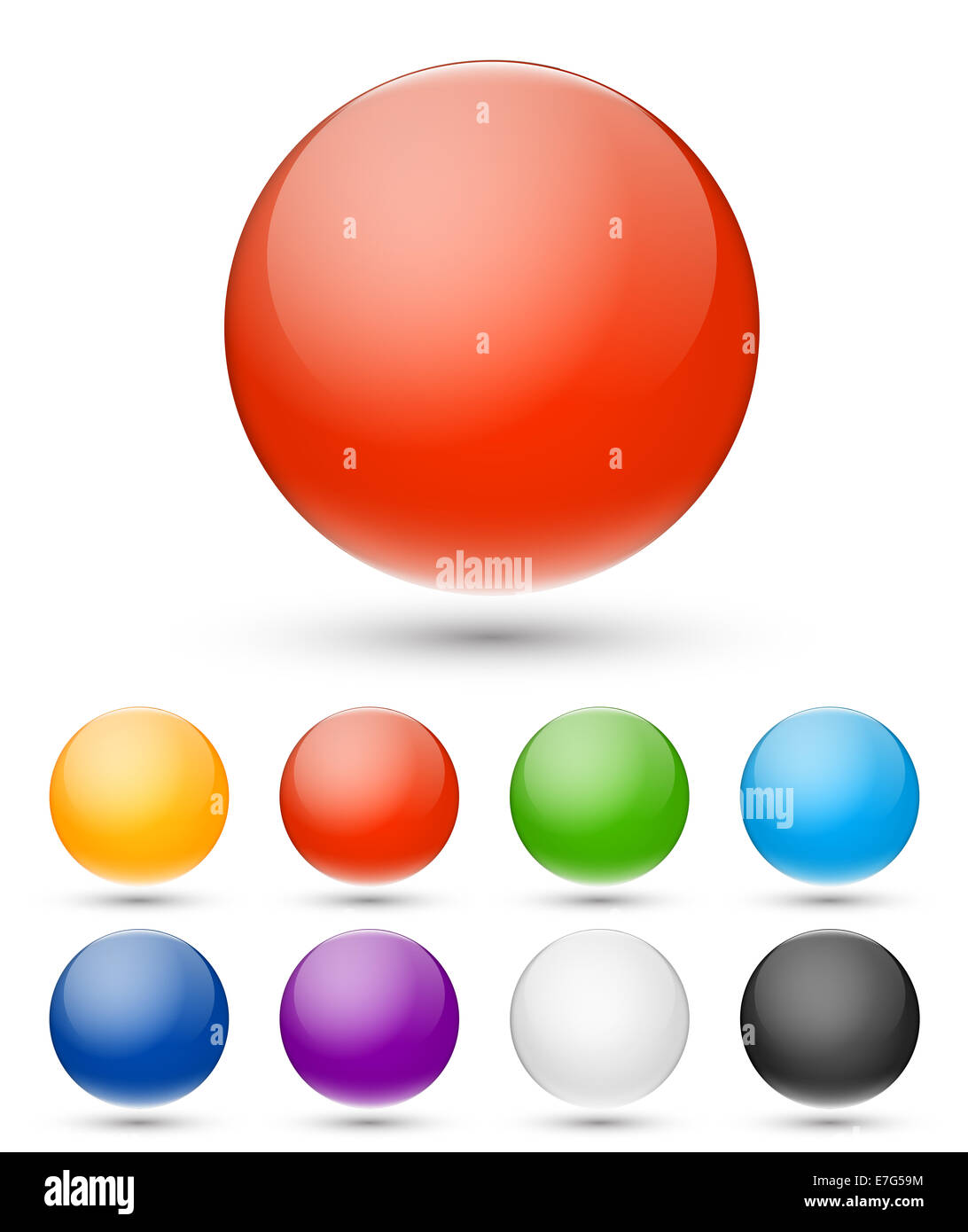 Vector realistic green shiny Cut Out Stock Images & Pictures - Alamy