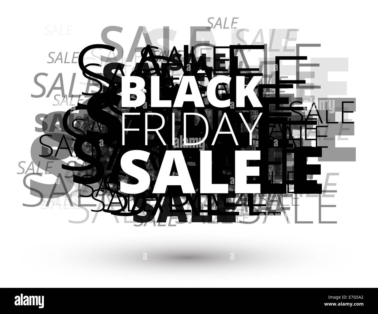 Discounts black friday design Cut Out Stock Images & Pictures - Alamy