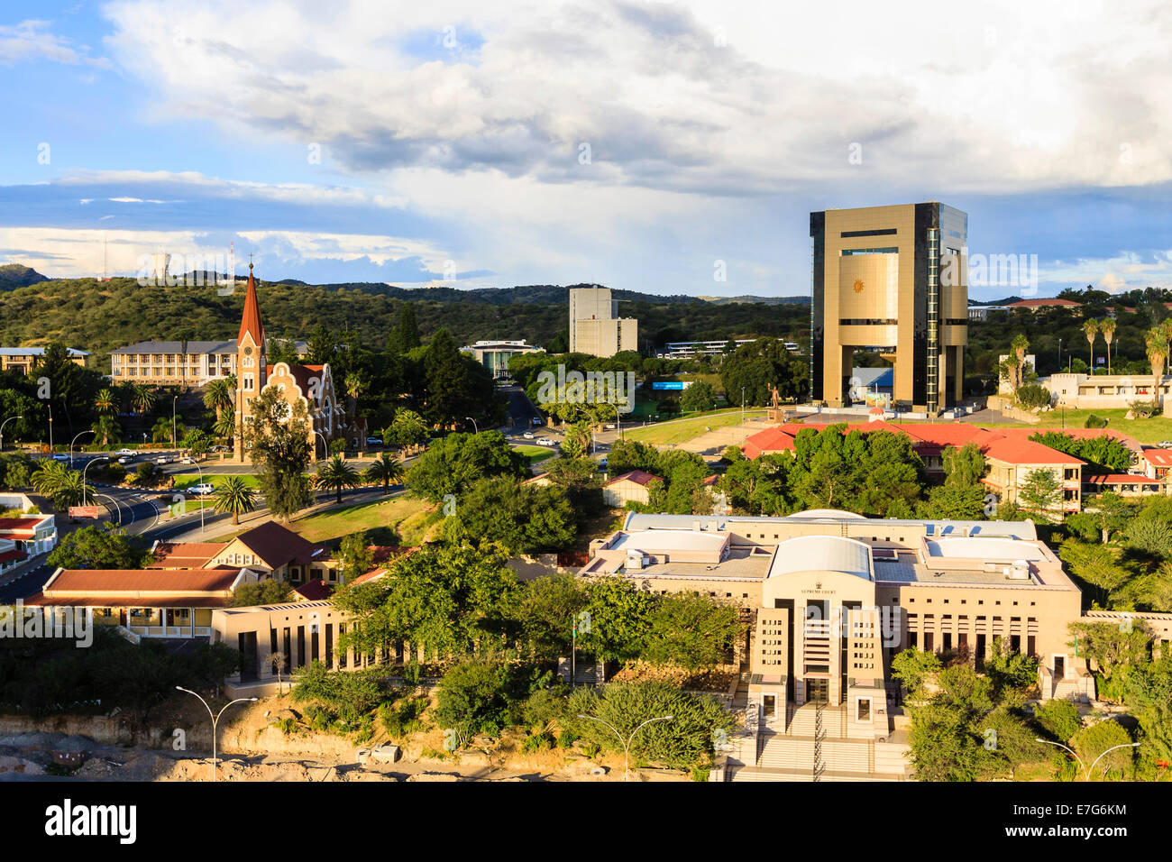 Supreme Court, Independence Memorial Museum and Christ Church, Windhoek ...