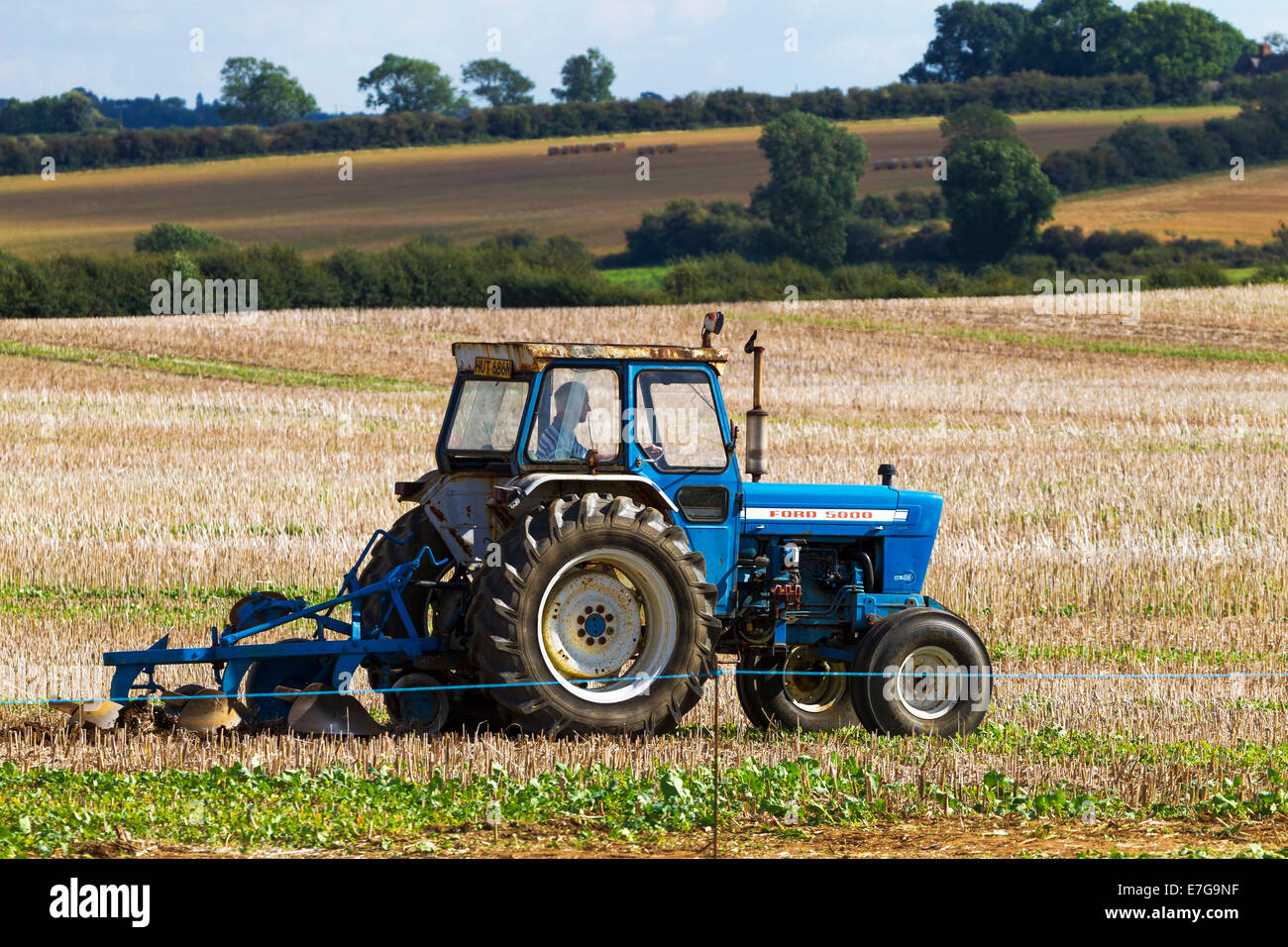 Ford Tractor In Field