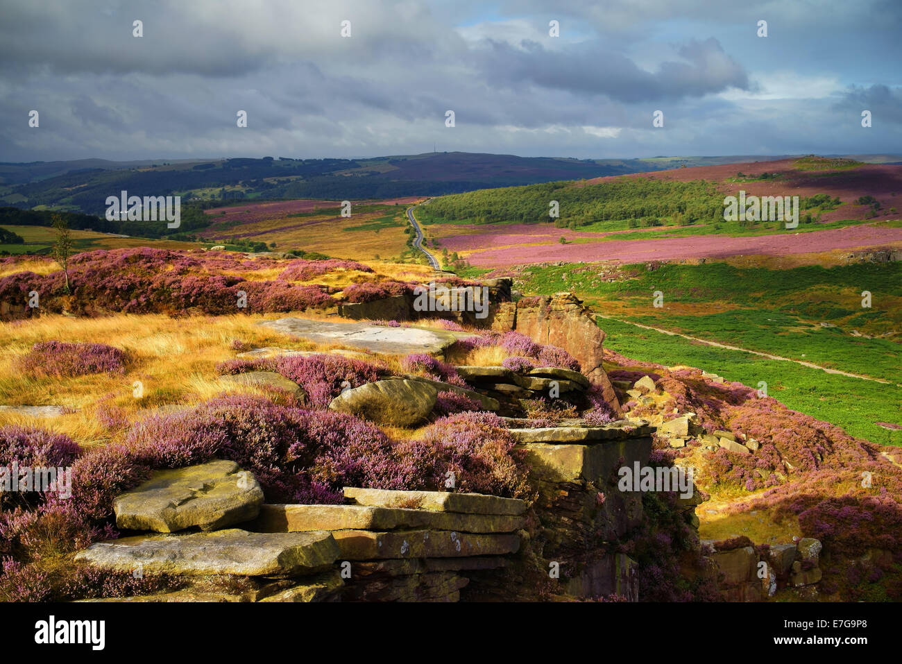 Burbage rocks hi-res stock photography and images - Alamy