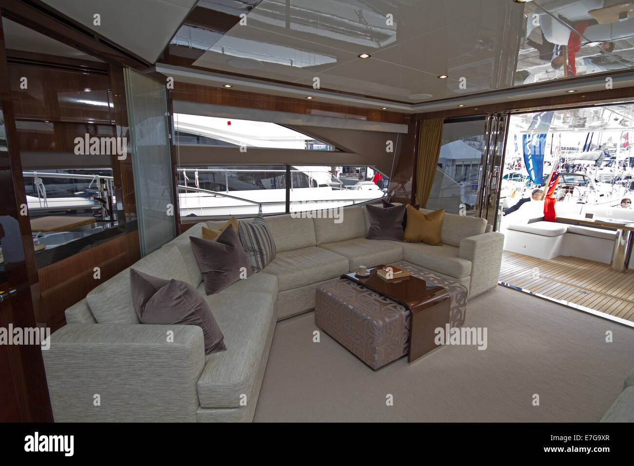 Princess show their luxury lounge area onboard the 72 Stock Photo - Alamy