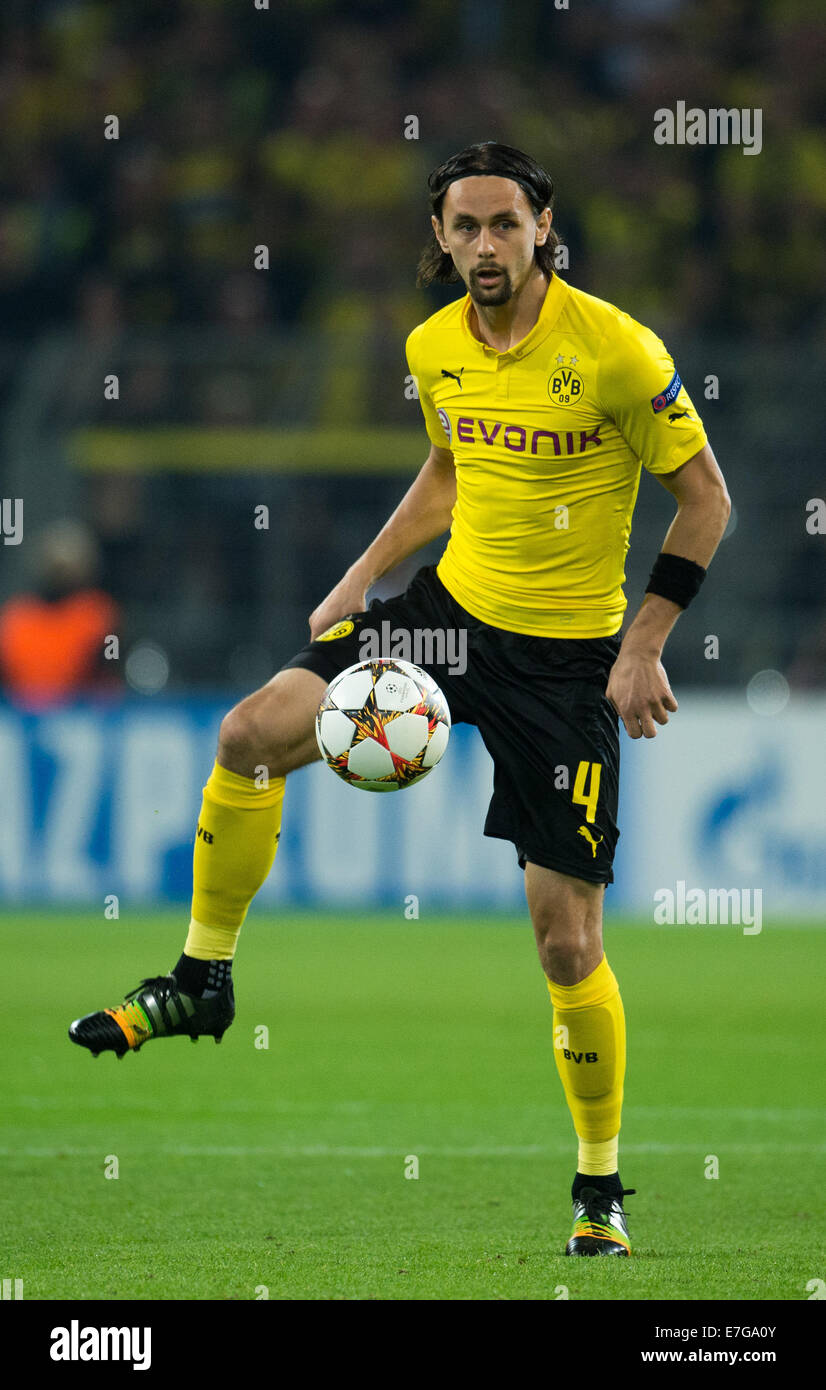 Dortmund, Germany. 16th Sep, 2014. Dortmund's Neven Subotic in action ...