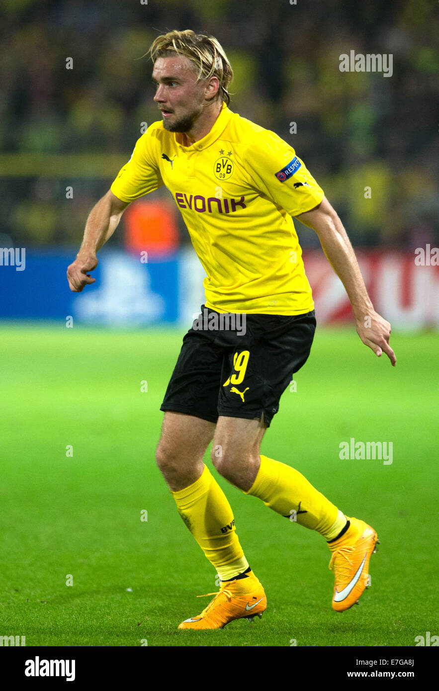 Dortmund, Germany. 16th Sep, 2014. Dortmund's Marcel Schmelzer in ...
