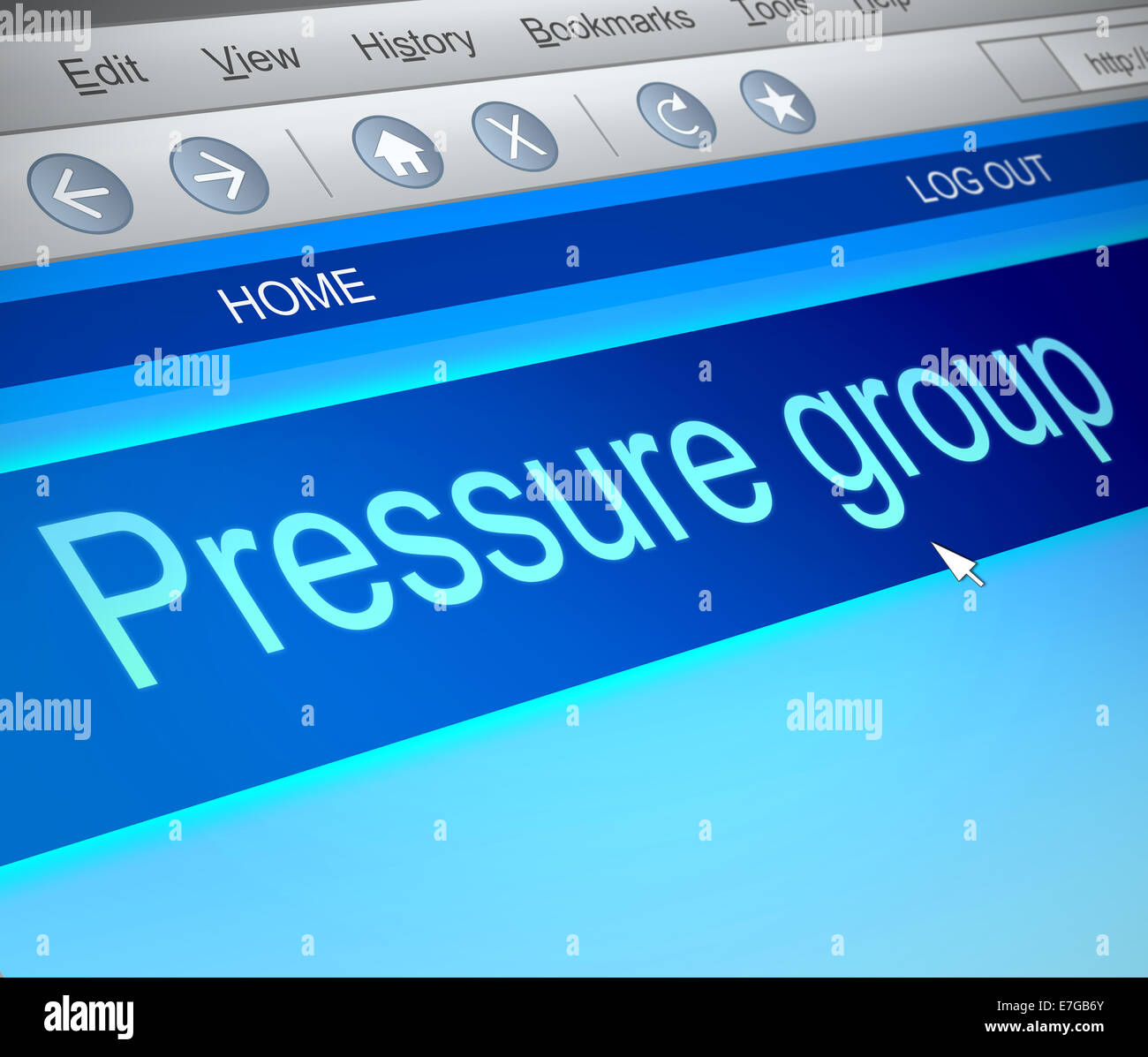 Pressure group concept Stock Photo - Alamy