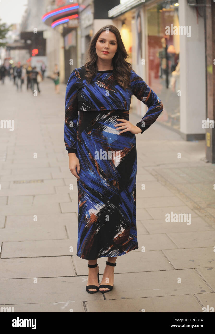 London, UK. 17th September, 2014. Candice Huffine attends photocall to ...