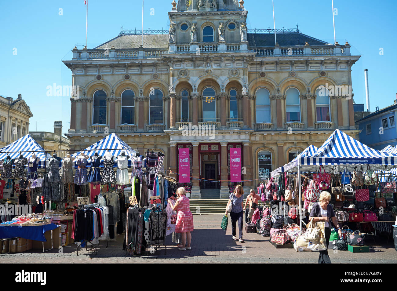 Ipswich cornhill market hi-res stock photography and images - Alamy