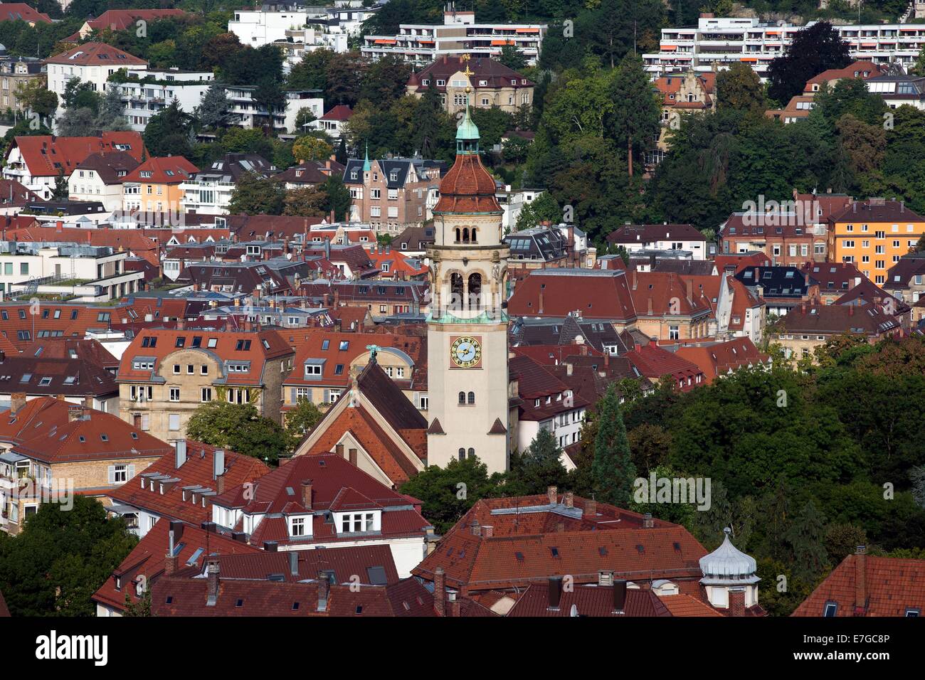 Stuttgart view from karlshöhe hi-res stock photography and images - Alamy