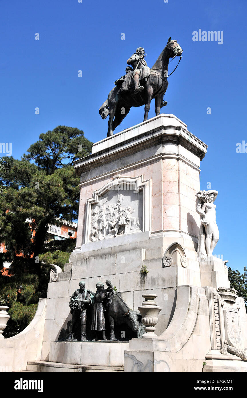 equestrian statue of general Don Bruno De Zabala Montevideo Uruguay ...