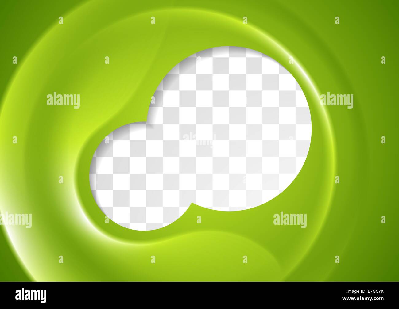 Abstract green flyer design. Vector background Stock Photo - Alamy