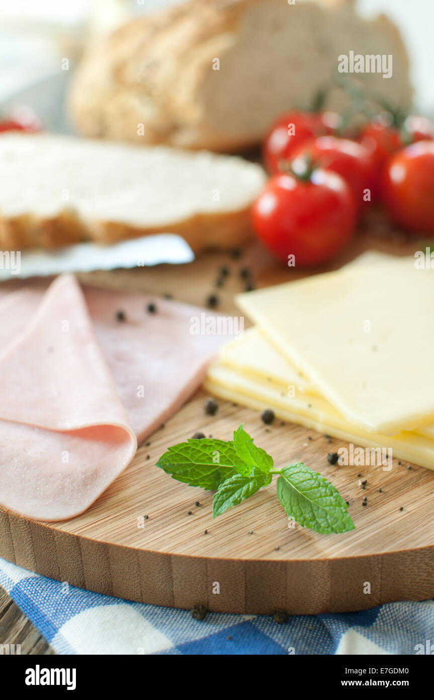 Sandwich preparation hi-res stock photography and images - Alamy