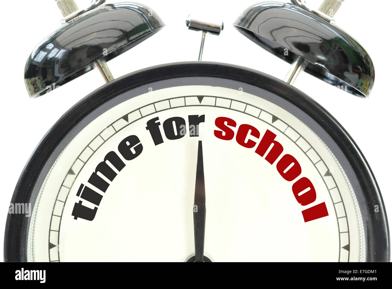 School clock hi-res stock photography and images - Alamy
