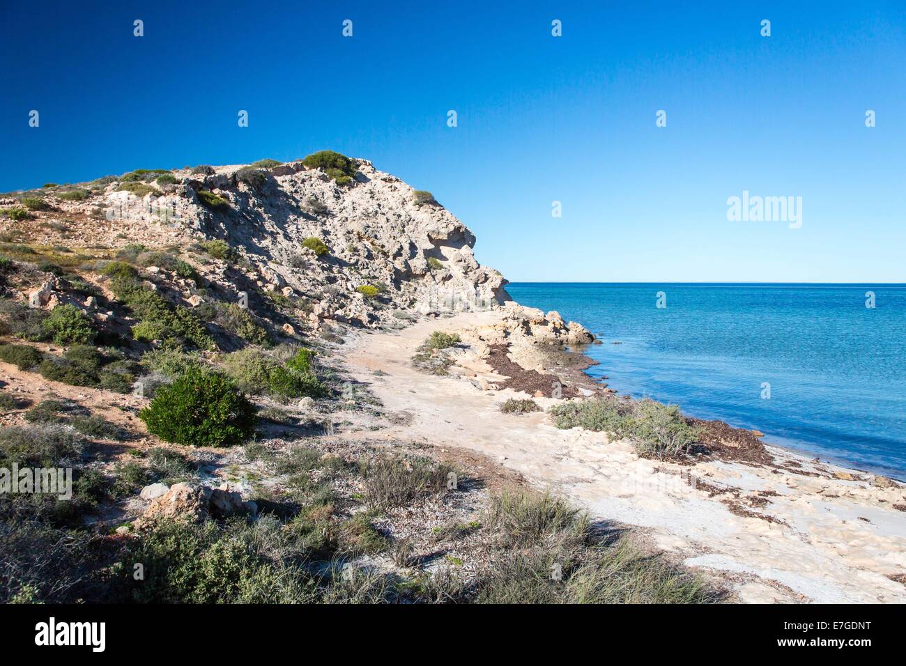 Cliff in Shark Bay Stock Photo - Alamy