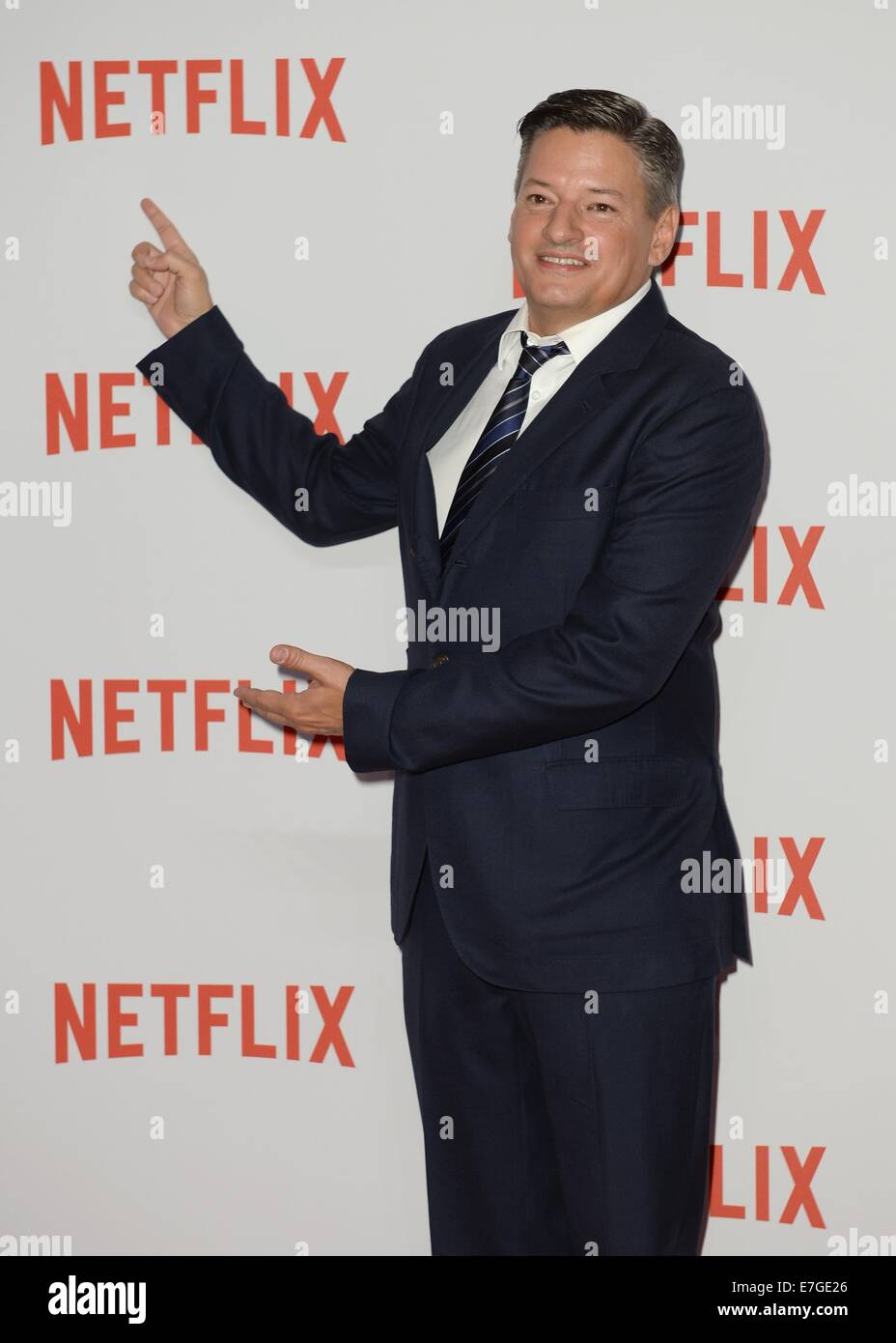 Berlin, Germany. 16th Sep, 2014. Head of Netflix, Ted Sarandos, arrive ...