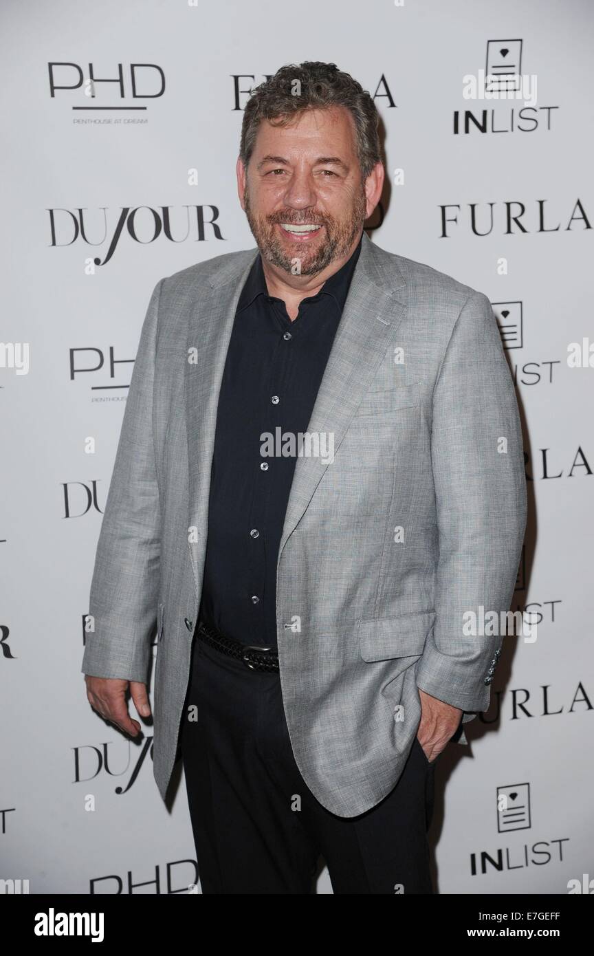 New York, NY, USA. 16th Sep, 2014. Jim Dolan at arrivals for DuJour ...