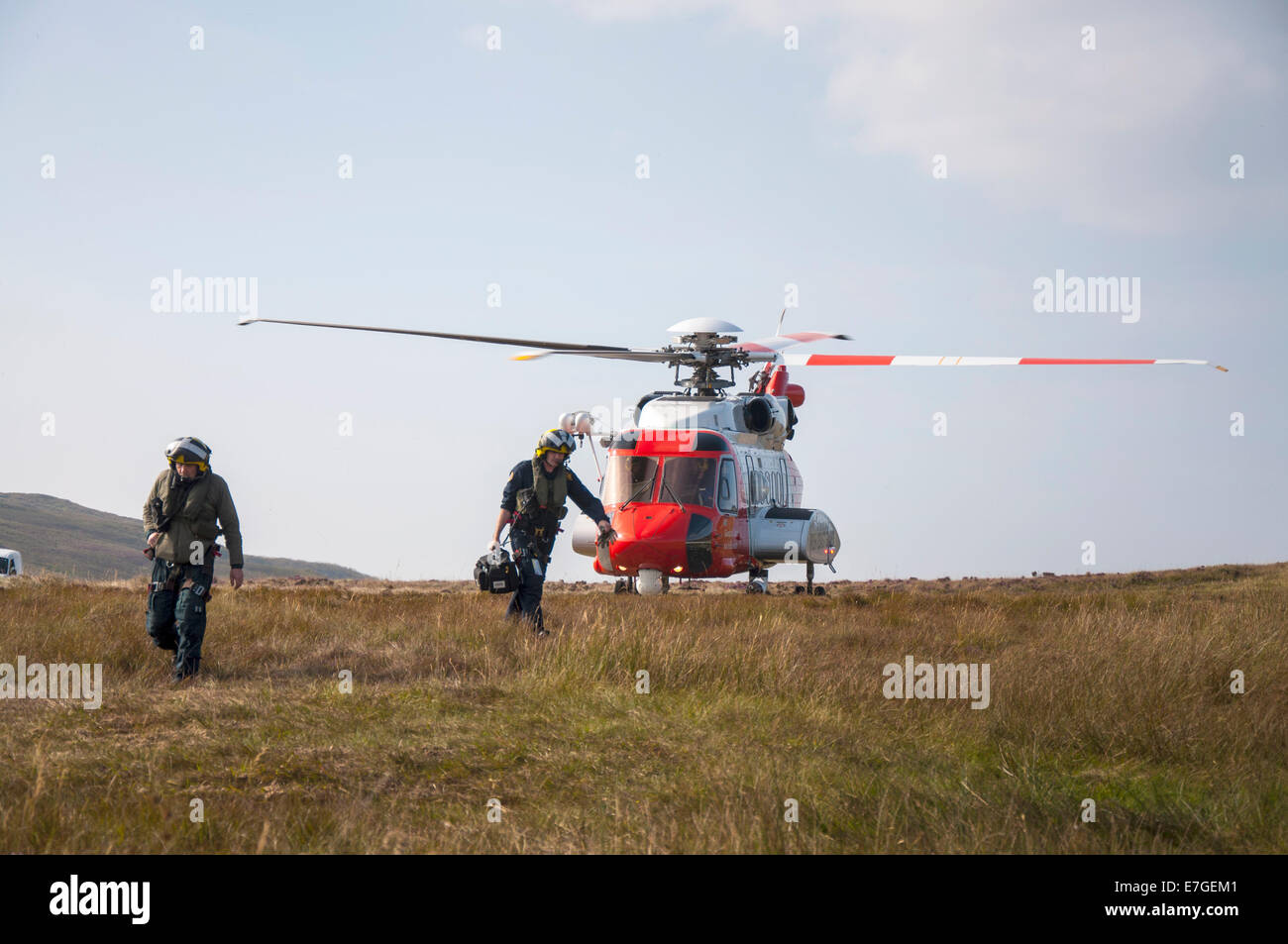 Irish Coast Guard IRCG Garda Cósta na hÉireann Sikorsky helicopter ...