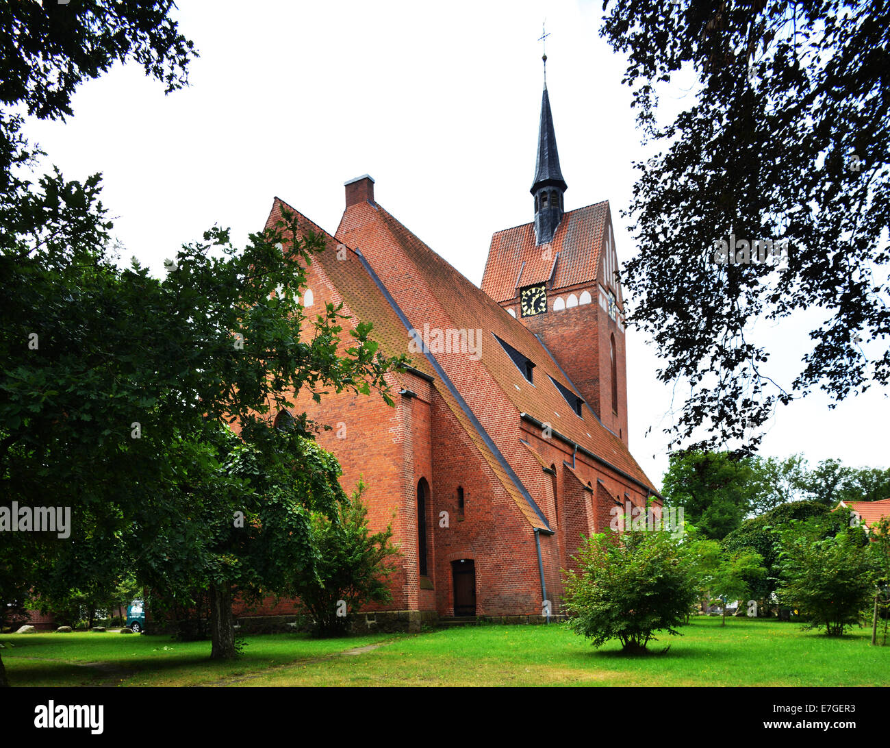 The old village Bispingen, today a tourism center, is located near the ...