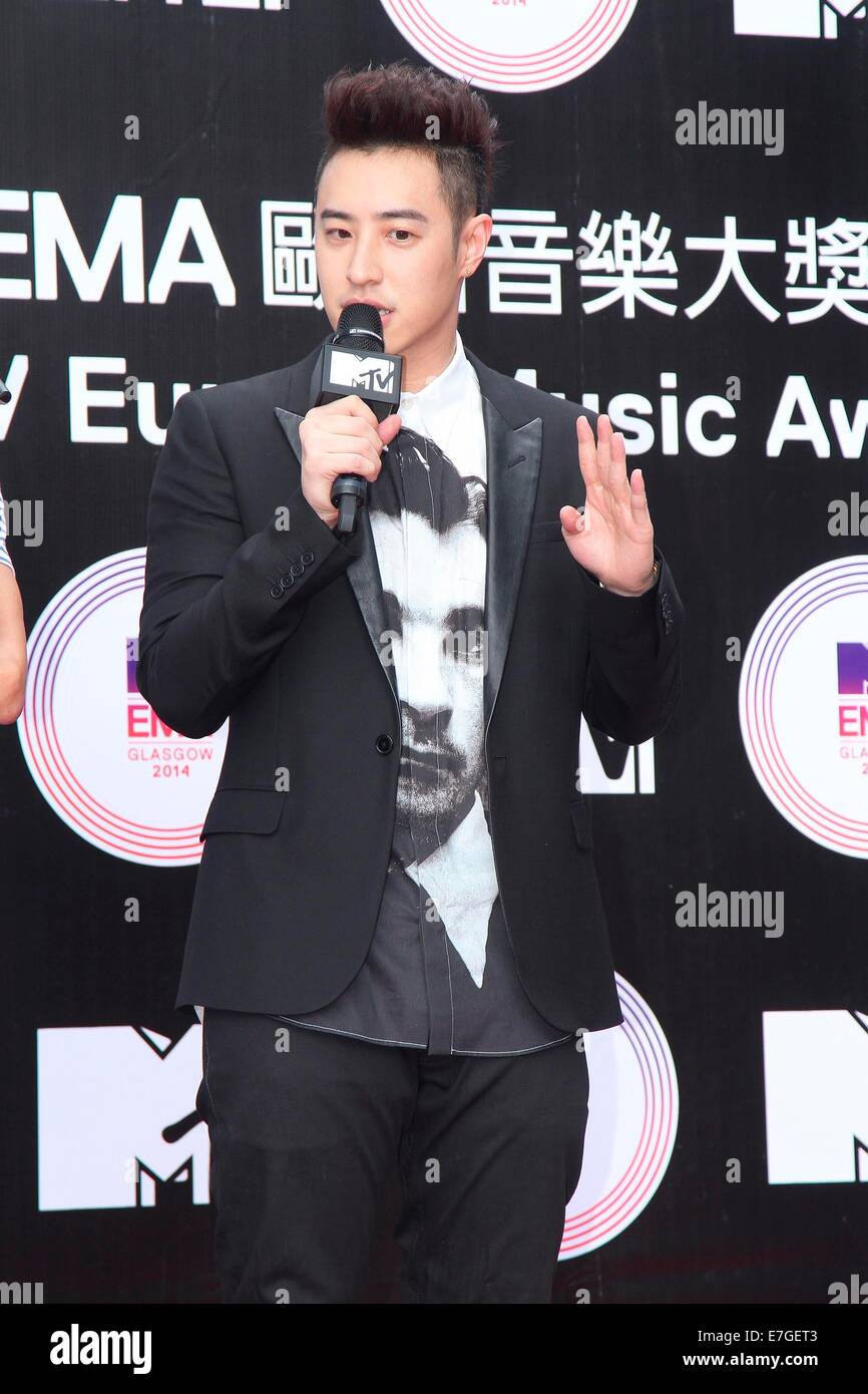 Wiber Pan promote for the coming MTV Europe Music Awards which will ...