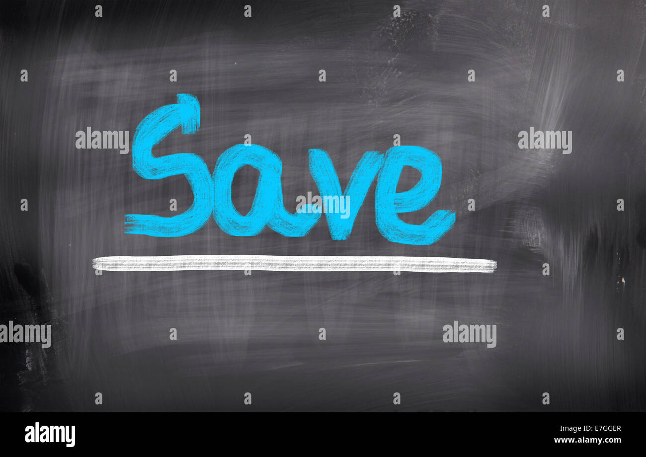 Concept Handwritten With Chalk - Color Image Stock Photo - Alamy