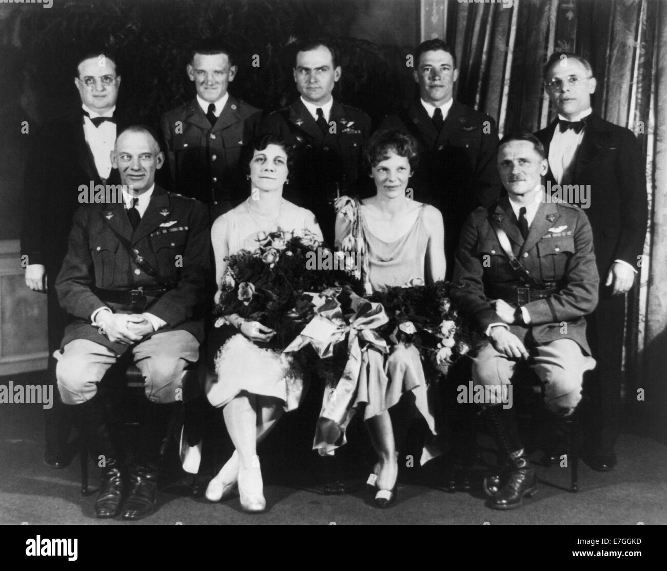 Vintage photo of American aviation pioneer and author Amelia Earhart ...