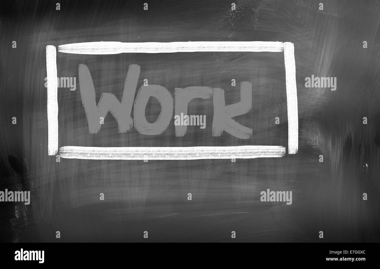 Concept Handwritten With Chalk - Color Image Stock Photo - Alamy