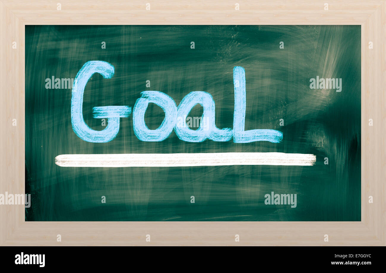 Concept Handwritten With Chalk - Color Image Stock Photo - Alamy