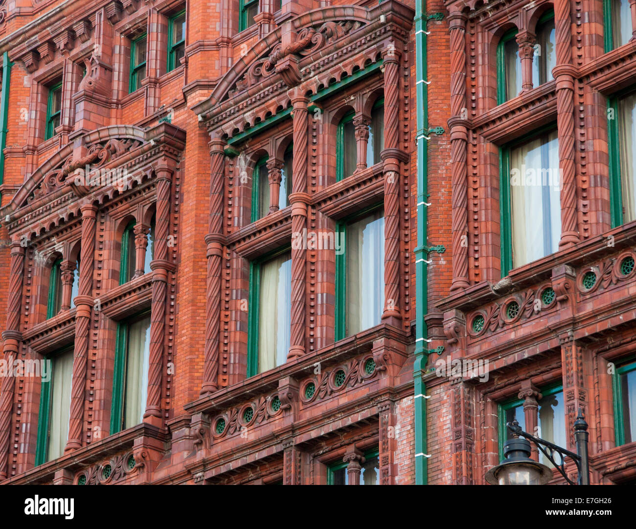 Window details on Palace Hotel, Manchester (formerly the Refuge ...