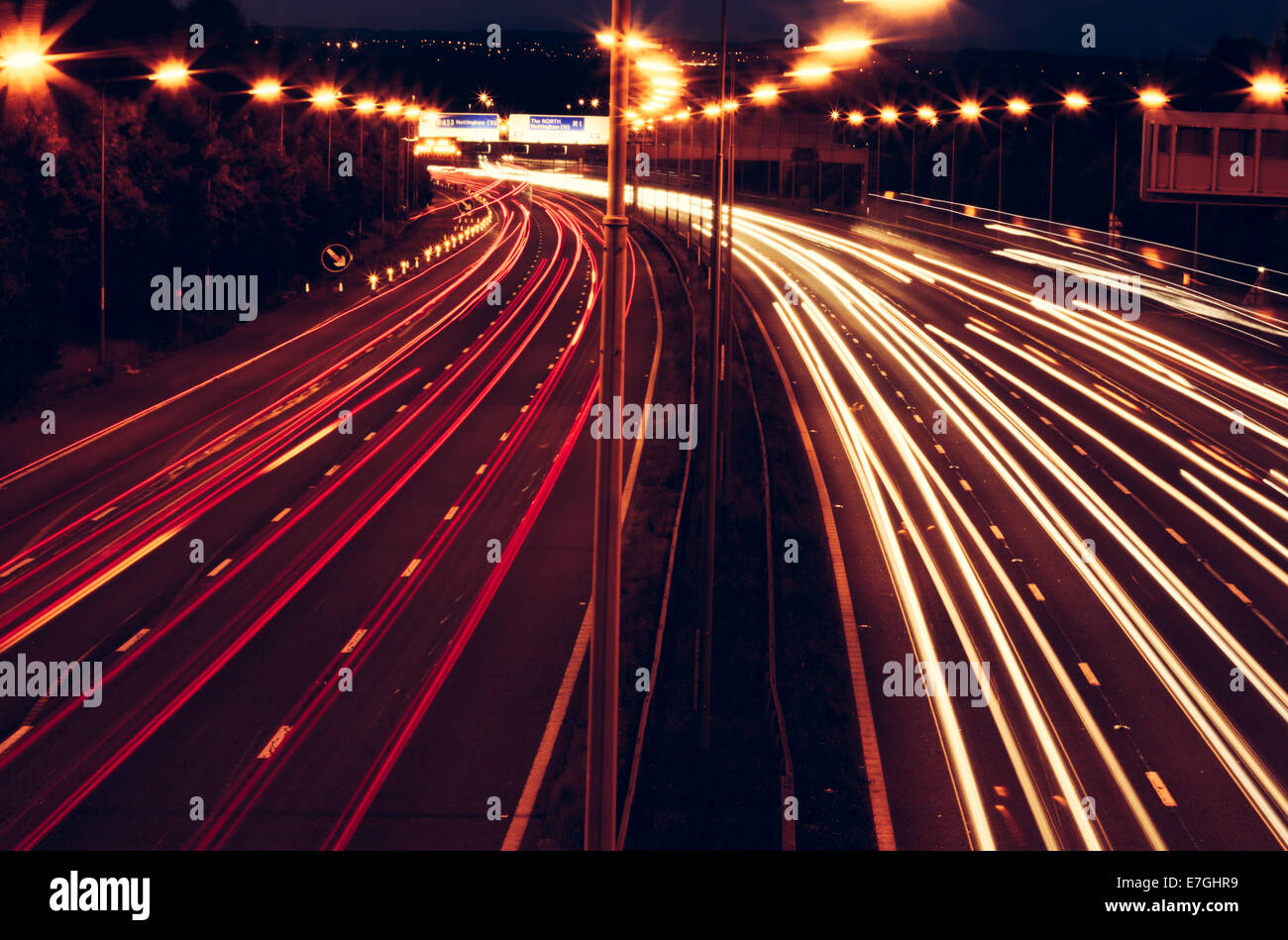 M1 junction hi-res stock photography and images - Alamy