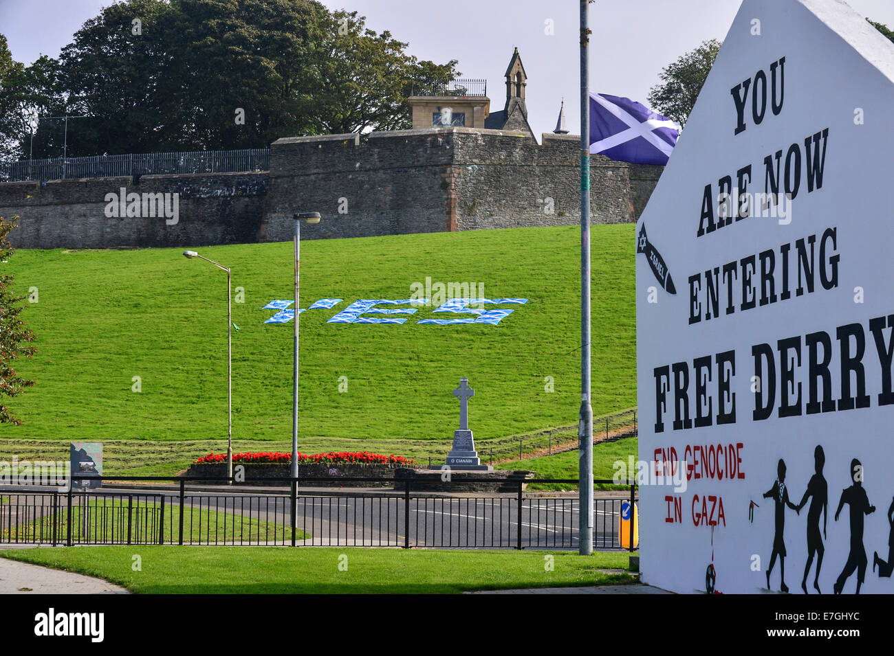 Scotlands national flag hi-res stock photography and images - Alamy