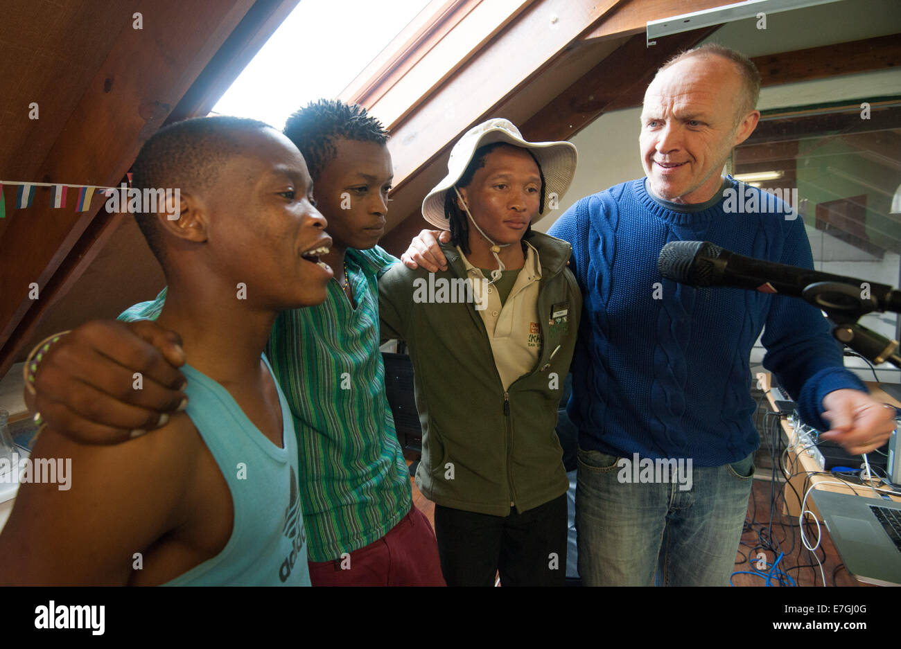 Yzerfontein, South Africa. 17th September, 2014. Bringing cultures ...