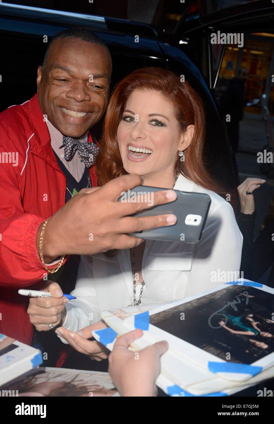 New York, USA. 17th Sep, 2014. Debra Messing at talk show appearance ...