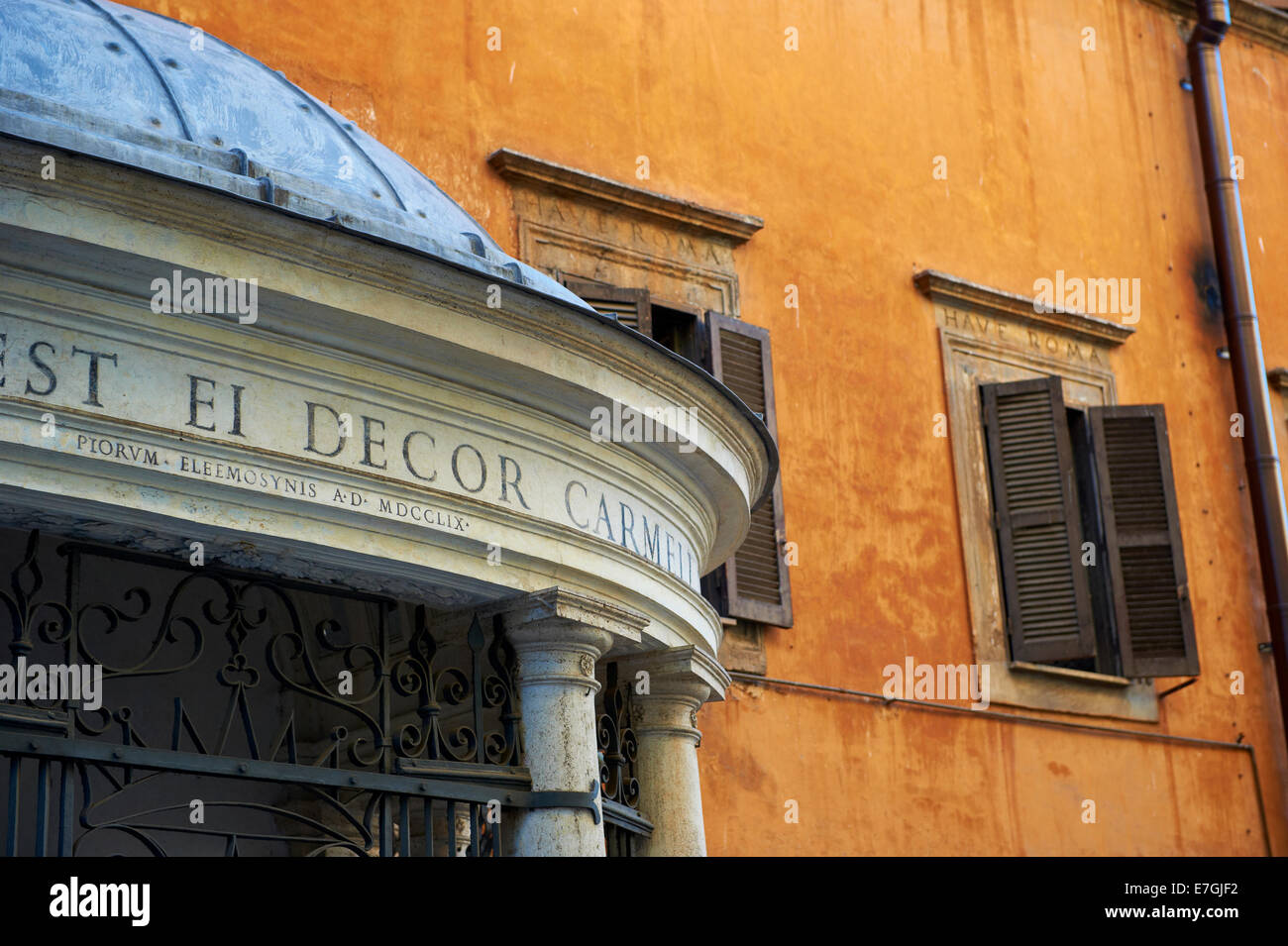 Cappella di santa maria del carmine e del monte libano hi-res stock ...