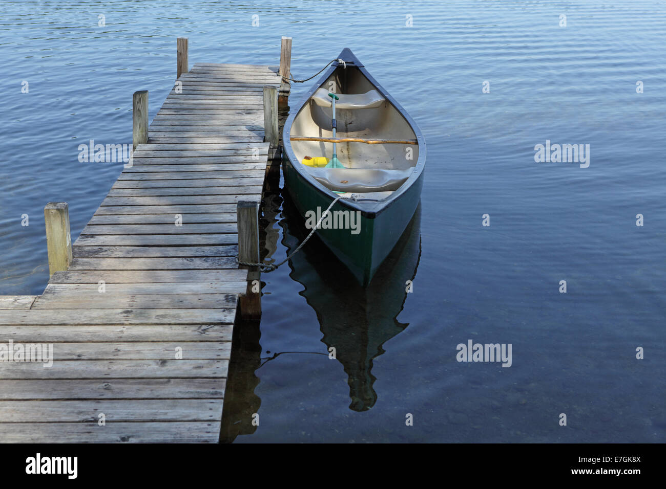 Sky and canoe landscape landscape calm hi-res stock photography and ...