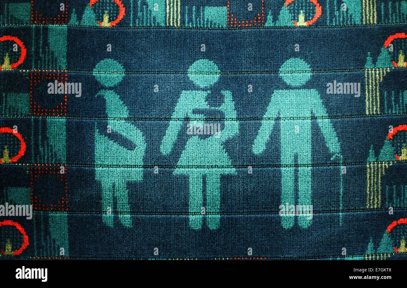 Jubilee Line Woven seat-back design for priority passenger, London ...