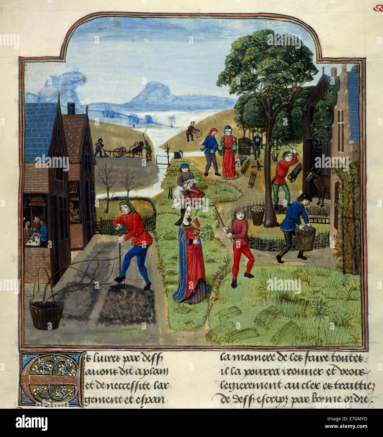 Medieval farming hi-res stock photography and images - Alamy