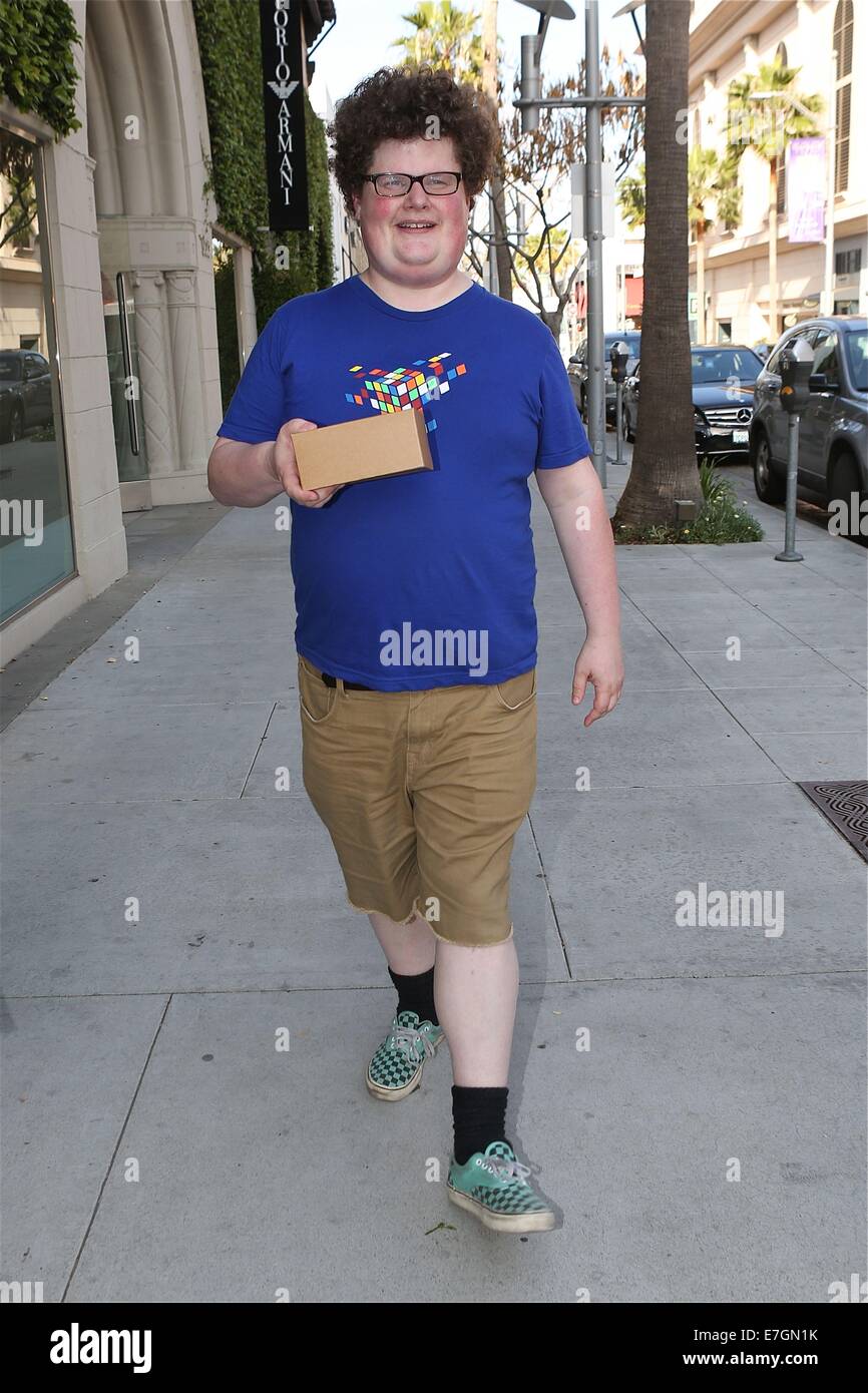 Jesse Heiman walks after lunch in beverly Hills Featuring: Jesse Heiman ...