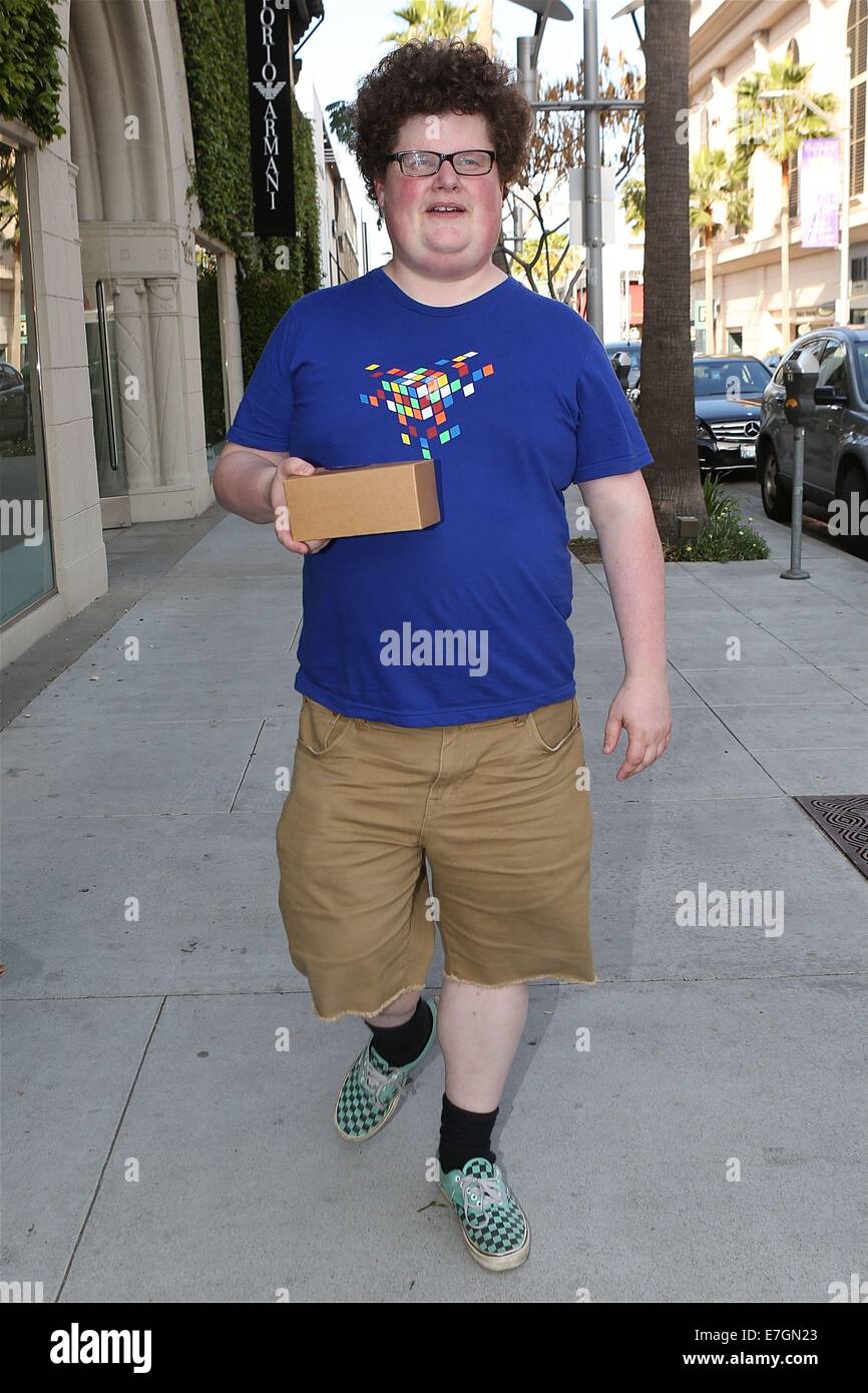 Jesse Heiman walks after lunch in beverly Hills Featuring: Jesse Heiman ...