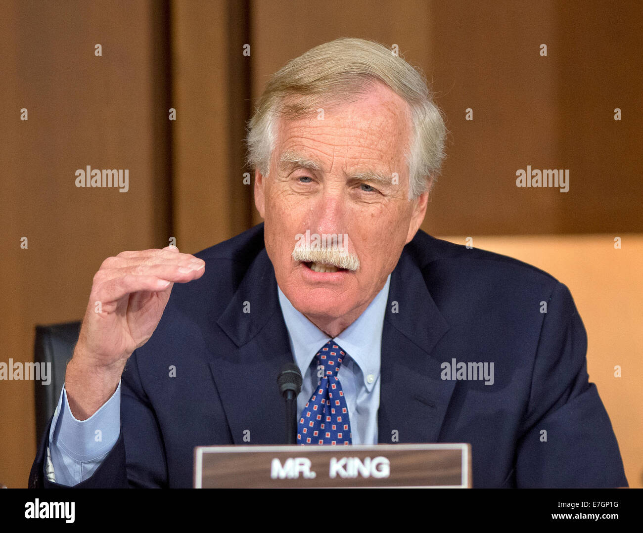 United States Senator Angus S. King, Jr. (Independent of Maine ...