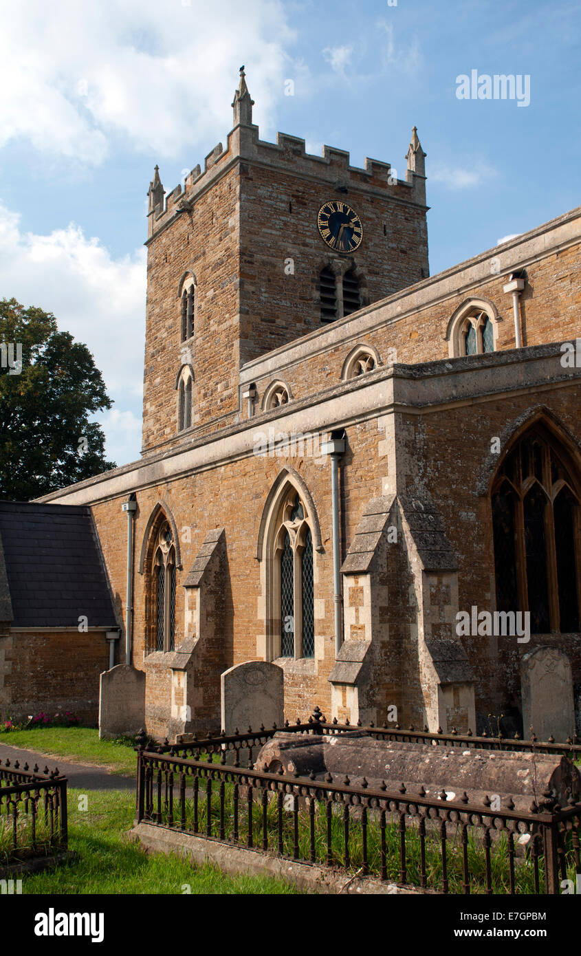 St. Peter and St. Paul Church, Sywell, Northamptonshire, England, UK ...
