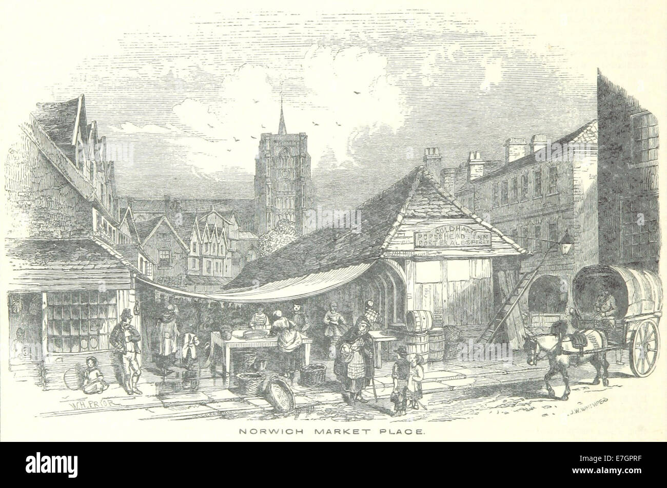 Norwich map hi-res stock photography and images - Alamy