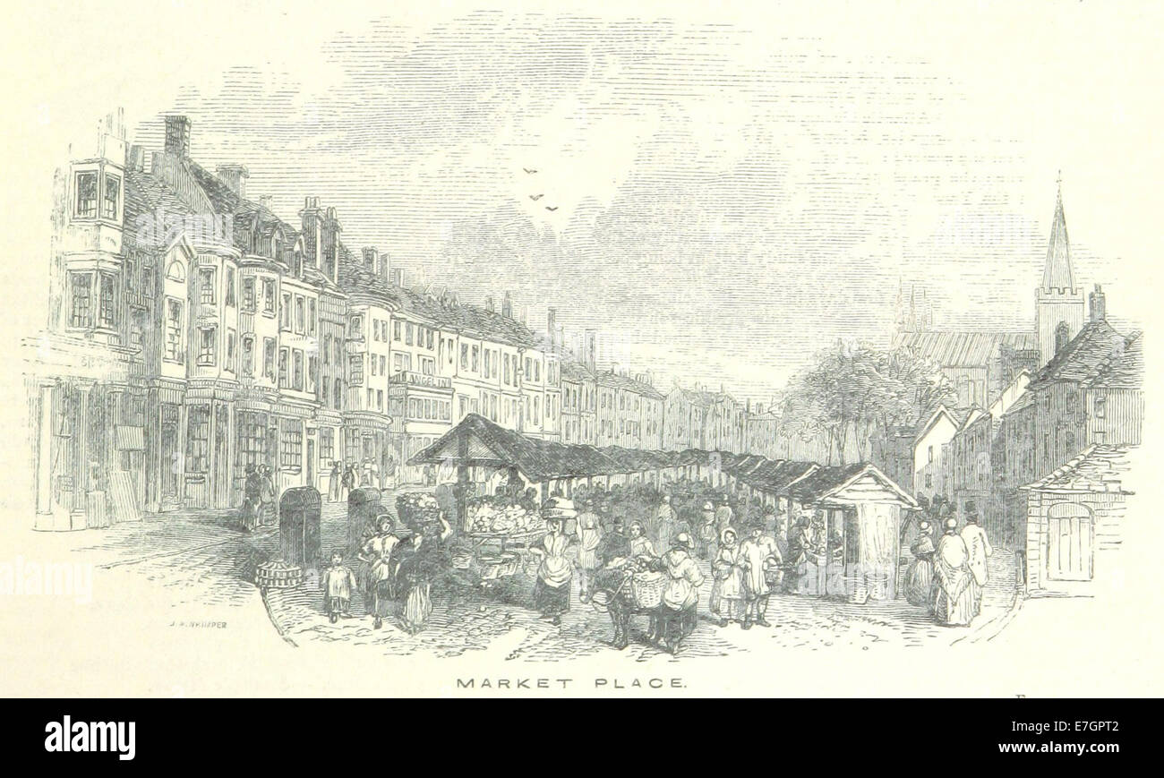 Historical market towns and cities Cut Out Stock Images & Pictures - Alamy