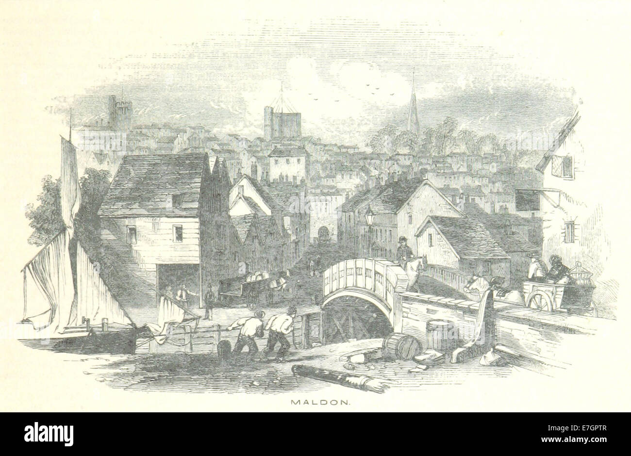 Maldon map hi-res stock photography and images - Alamy