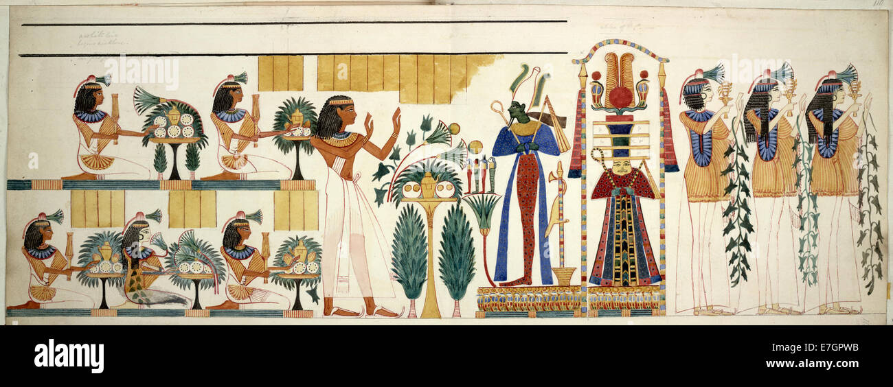 Egyptian tomb painting hi-res stock photography and images - Alamy