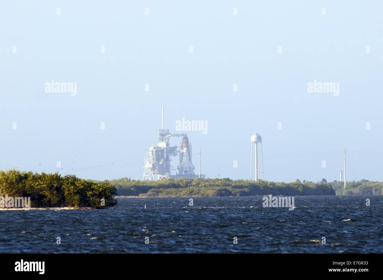 USA Florida, Kennedy Space Center, Space Shuttle Discovery, launch N ...