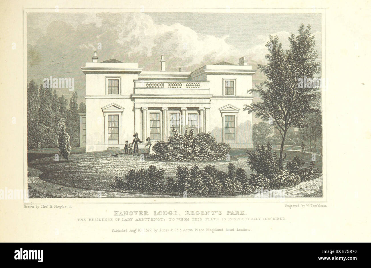 Hanover lodge regents park hi-res stock photography and images - Alamy